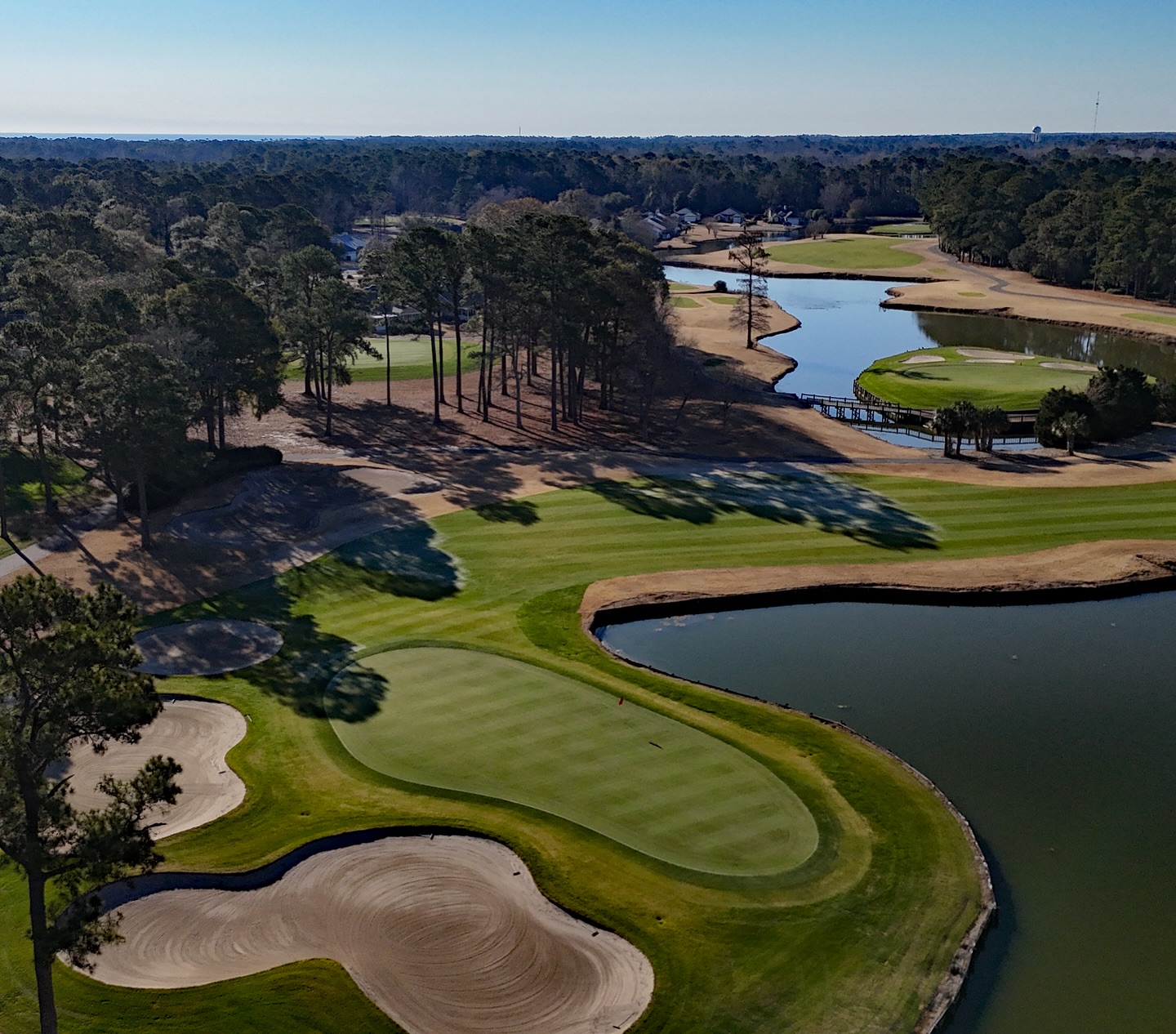 The risk-reward par five 18th at River Club. Are you... - Myrtle Beach ...